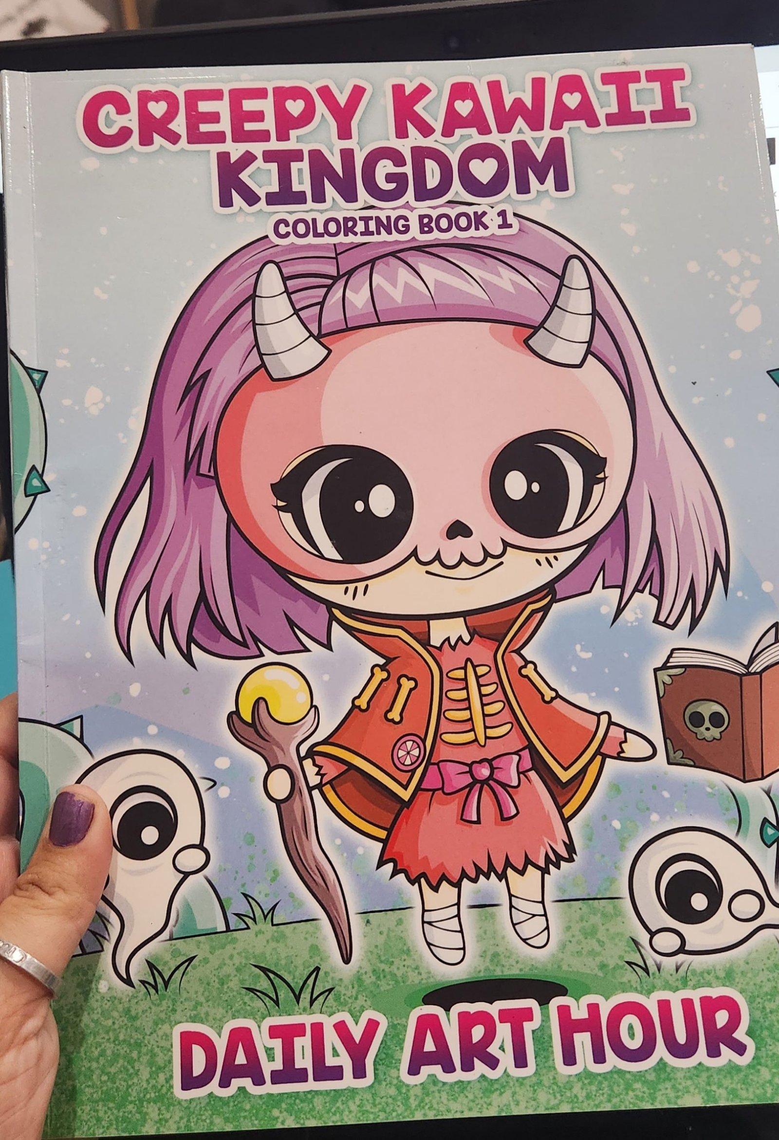 Creepy Kawaii Kingdom- Coloring Book 1 - Blogging With Crazdwriter